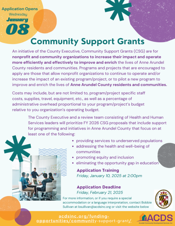 Community Support Grant